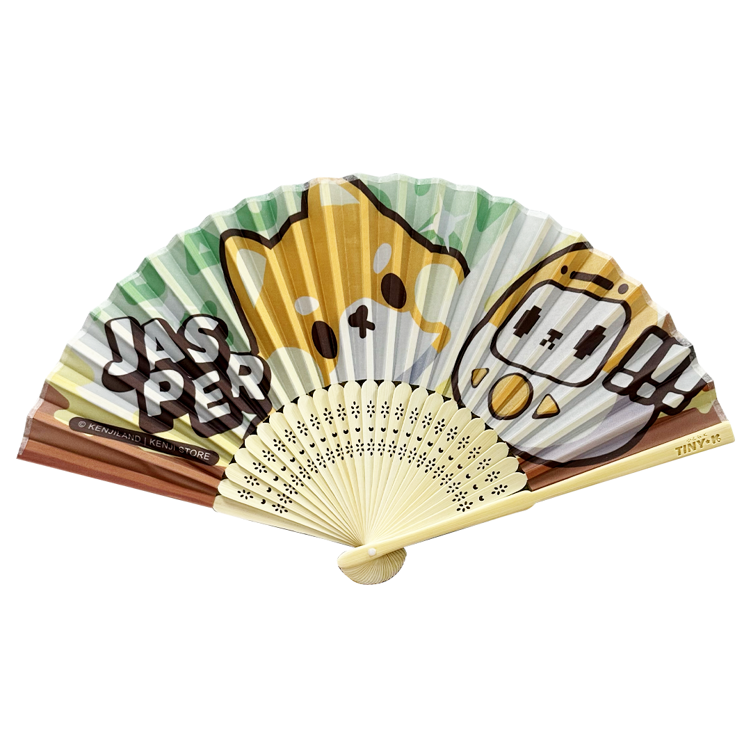 Kaze Fold Fan - Tiny-K Jasper X – KENJI