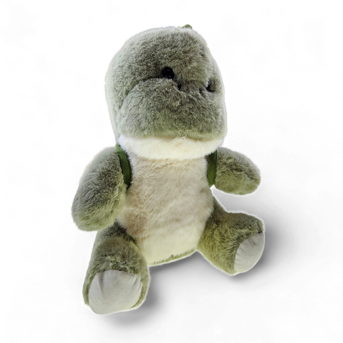 Yabu Fluffy Dino Backpack - Green – KENJI