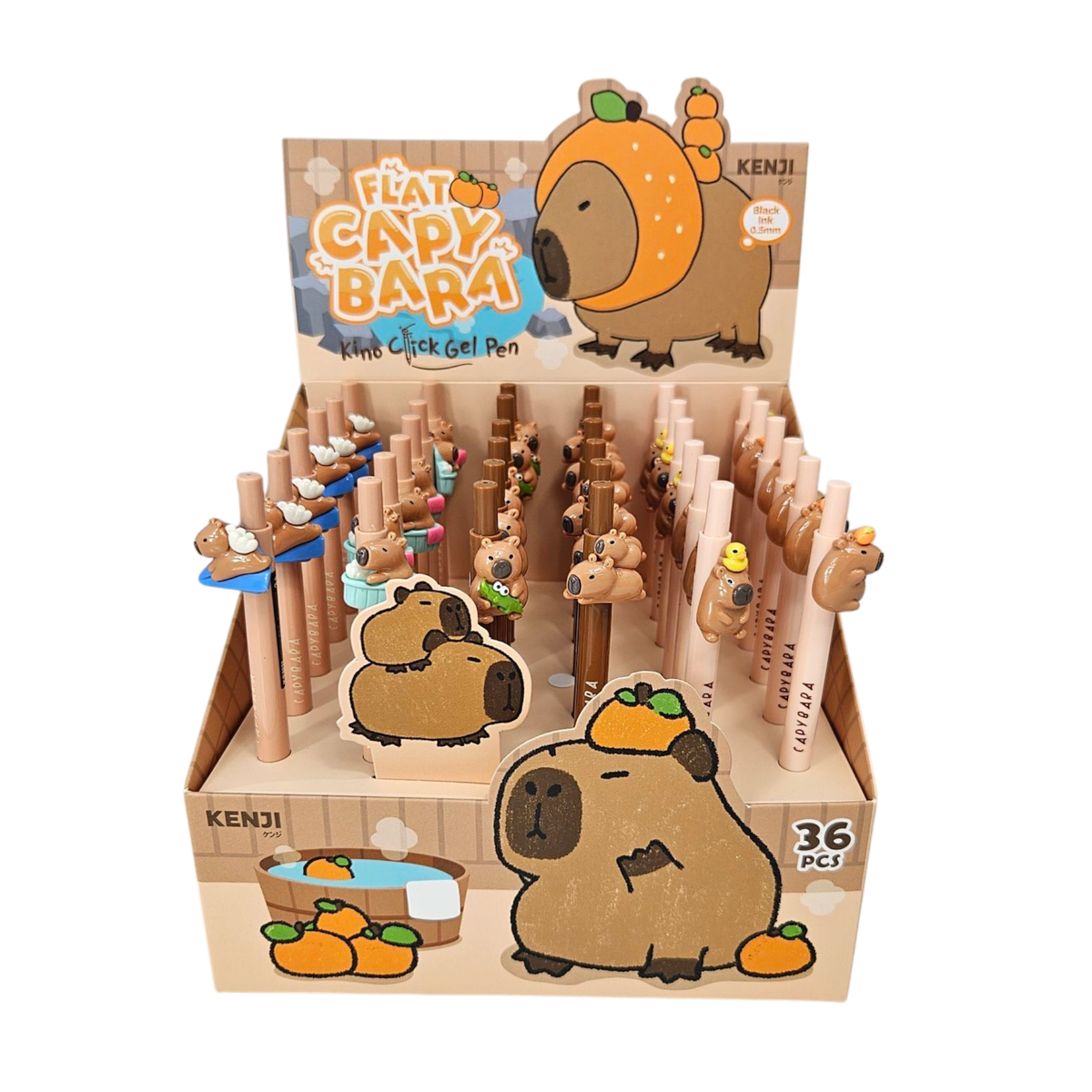 Kino Flat Capybara Click Gel Pen – KENJI