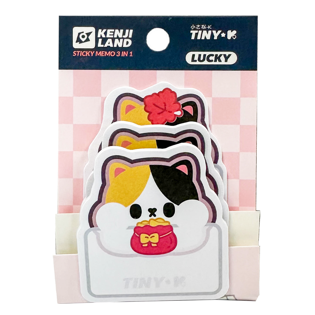 Yatomi 3-In-1 Sticky Memo Tiny-K Lucky – KENJI
