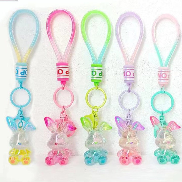 Mima-Transparent-Rabbit-Keyring – KENJI