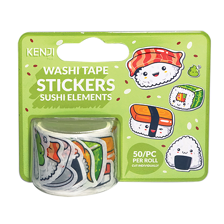 Washi Tape Stickers - Sushi - KENJI